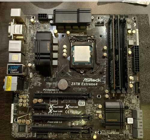 ASRock z87m Extreme4   i5-4570   12gb ddr3