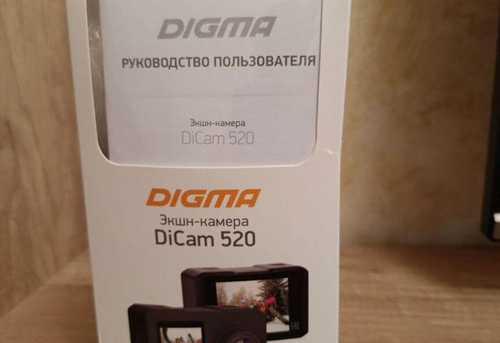Экшн-камера DiCam 520 + комплект к ней