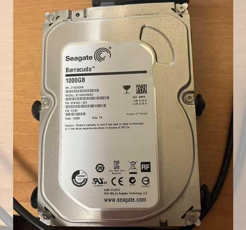 Жесткий диск hdd seagate barracuda 1000gb