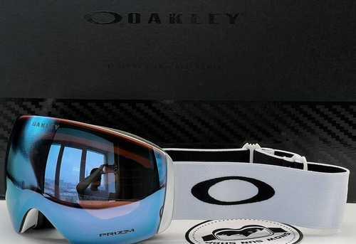 Маска Oakley Flight Deck L White Prizm Sapphire