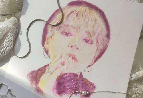 Рисунок k-pop карандашами bts jimin