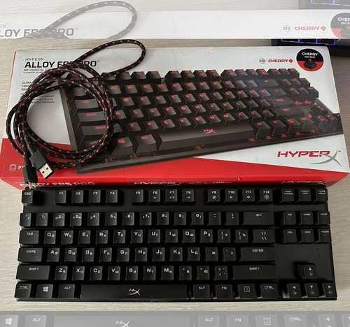 Клавиатура hyperx alloy fps pro