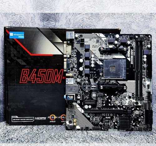 Материнская плата asrock B450M-HDV R4.0