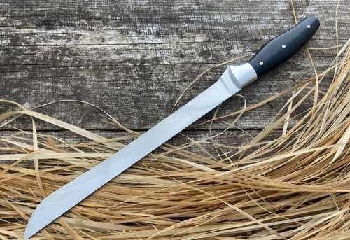 Нож для хамона", клинок сталь N690 рукоять микарта