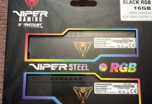 Patriot viper gaming RGB ddr4 16Gb (2x8)