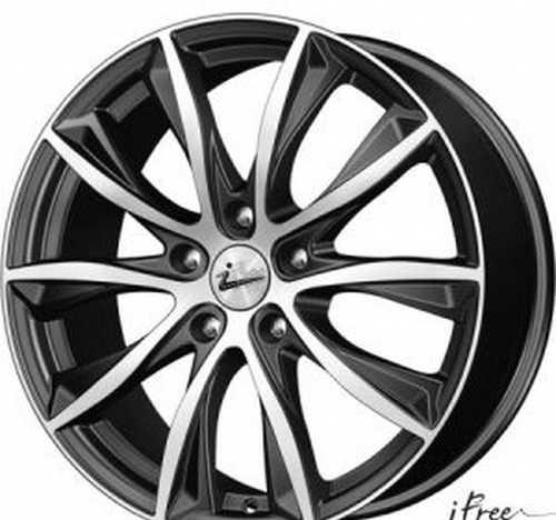 R18 5x100 7,5J ET48 D56,1 iFree Каzантип (кс684-13) Блэк Джек