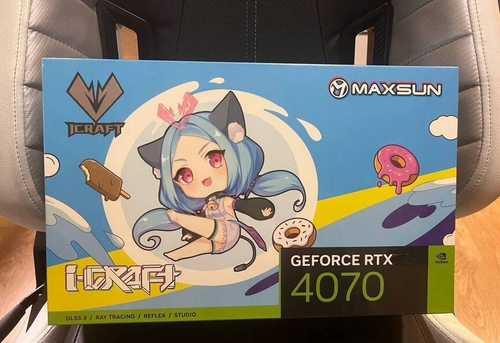 Видеокарта MaxSun iCraft Nvidia GeForce RTX 4070