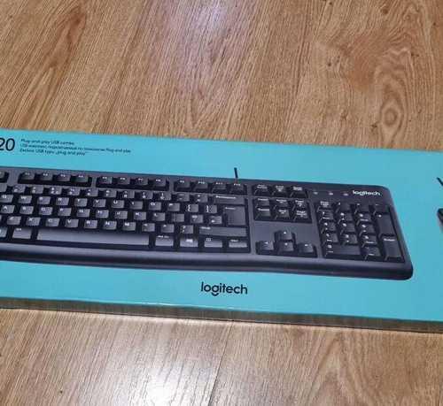 Клавиатура и мышь logitech mk120