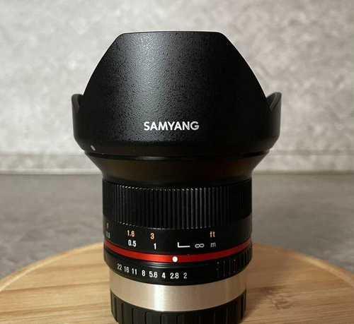 Объектив Samyang 12mm Fuji X f2.0