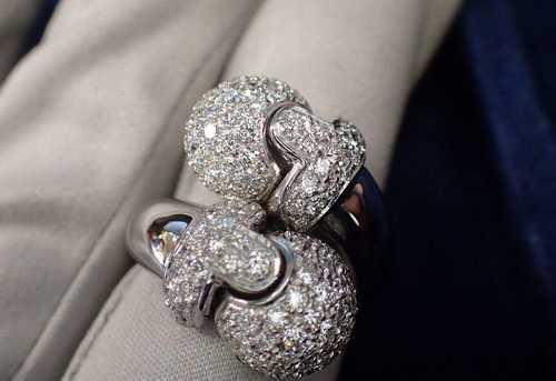 Золотое кольцо с бриллиантами 2.29 карат