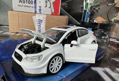 Модель авто Subaru из "Форсажа", 1:24. Jada, fast