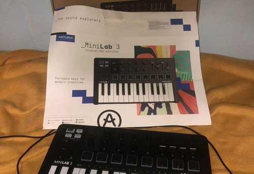 Миди клавиатура Arturia MiniLab 3