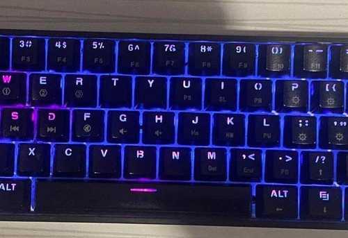 Механическая клавиатура skyloong gk61 black