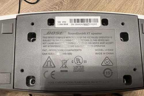 Портативная акустика Bose SoundDock XT