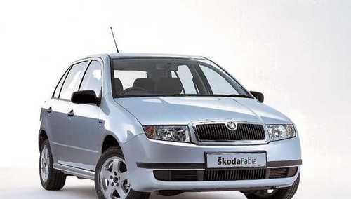 Бампер решетки фары Skoda Fabia 00-07