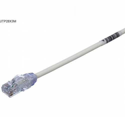 UTP28X3M, Патч-корд panduit UTP кат. 6a белый 3 м