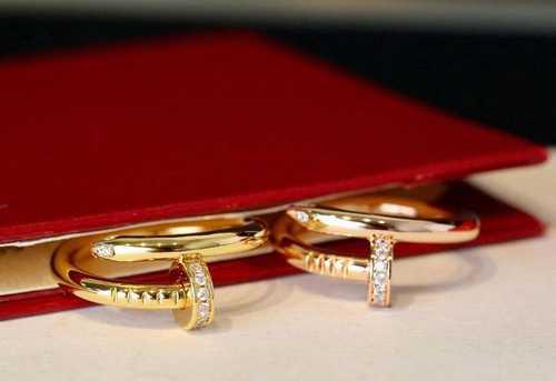 Кольцо Cartier vgold вставки цирконы
