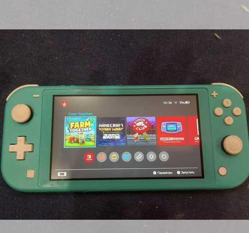 Nintendo switch lite прошитая 128гб