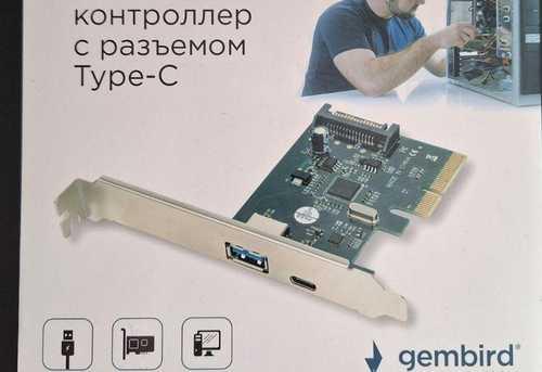 Контроллер Gembird USB 3.1 + Type-C