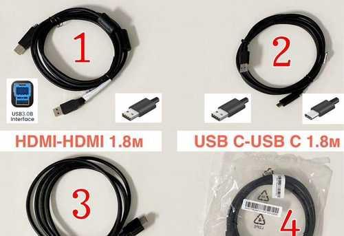 Кабели hdmi / USB C / USB A-USB B / USB C-USB B