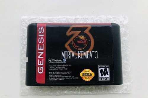 Mortal Kombat 3 - картридж (Sega MD2)