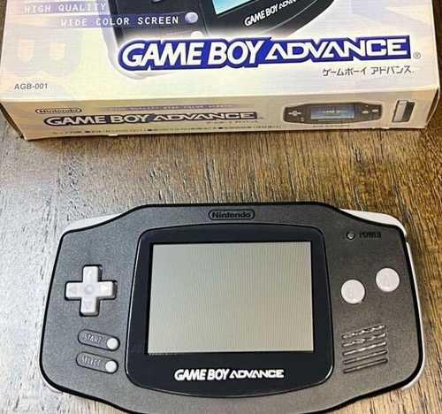 Gameboy Advance GBA AGB-001 c адаптером
