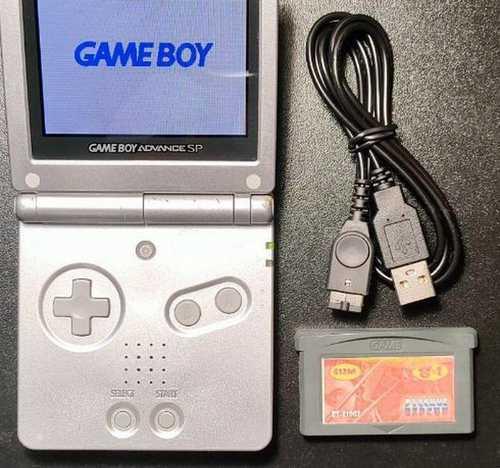 Nintendo game boy advance sp ags-101 серый