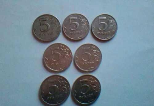 5 рублёвые монеты и редкая