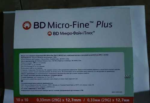 Шприц инсулиновый BD Micro-Fine