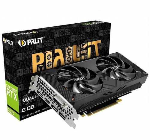 Видеокарта PCI-E Palit GeForce RTX 2070 dual 8192M