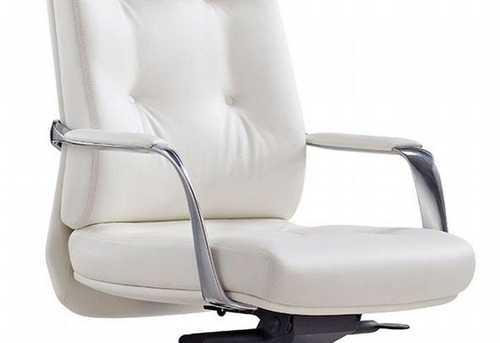 Кресло компьютерное DAO белый, кожа