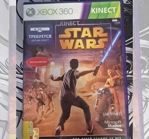 Диск на xbox 360 лицензия starwars kinect