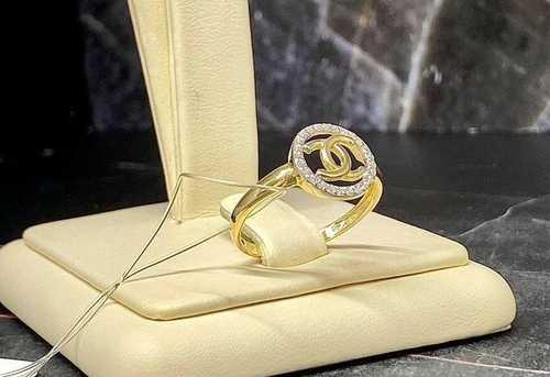Золотое кольцо 585 пробы золото (Бдж)