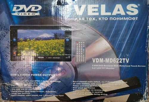 Автомагнитола dvd с экраном Velas 2 din