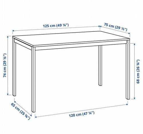 Стол lkea melltorp