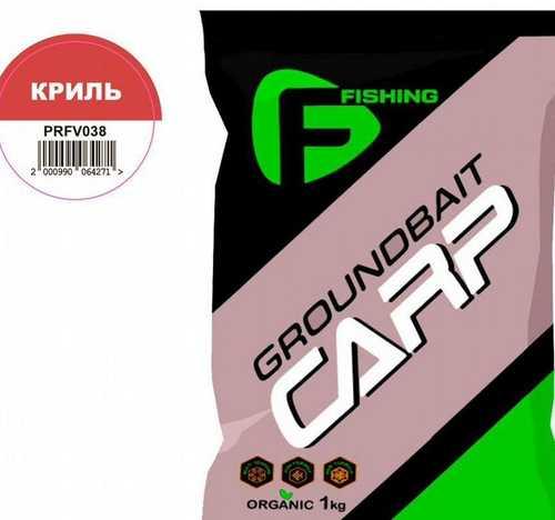 F-fishing Прикормка для рыбы carp Криль 1кг