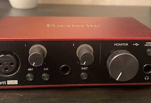 Focusrite Scarlett Solo 3rd Gen