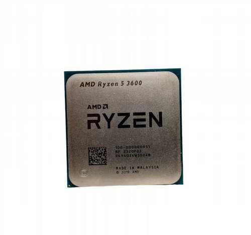 Процессор AMD Ryzen 5 3600 6 x 3600 мгц AM4