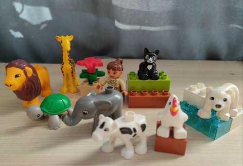 Lego duplo фигурки животных