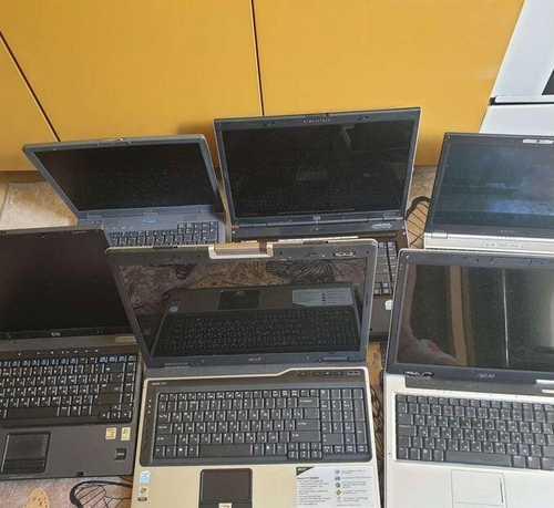 Старые ноутбуки полурабочие