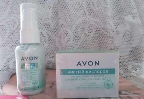 Крем, сыворотка бустер, пенка avon