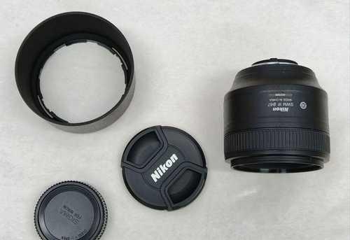 Объектив Nikon AF-S nikkor 85 mm 1.8G M/A