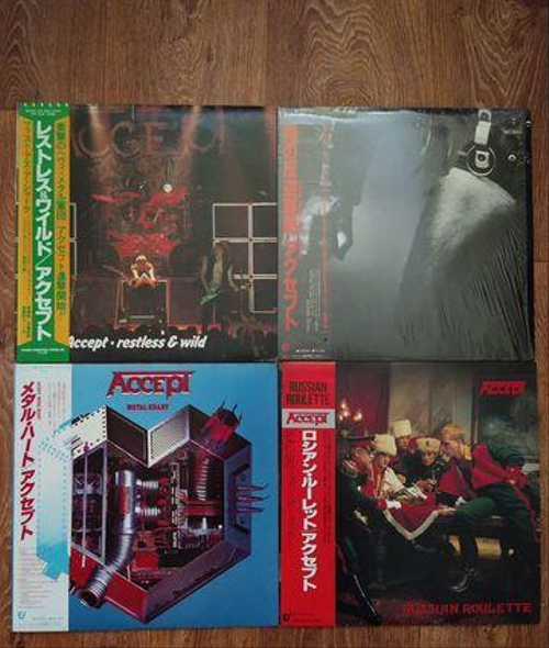 Accept Japan LP 1982-1986 Obi