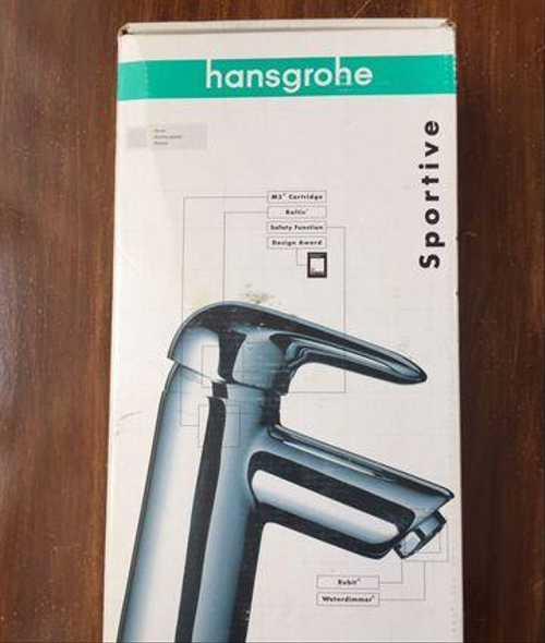 Смеситель для раковины hansgrohe с донным клапаном