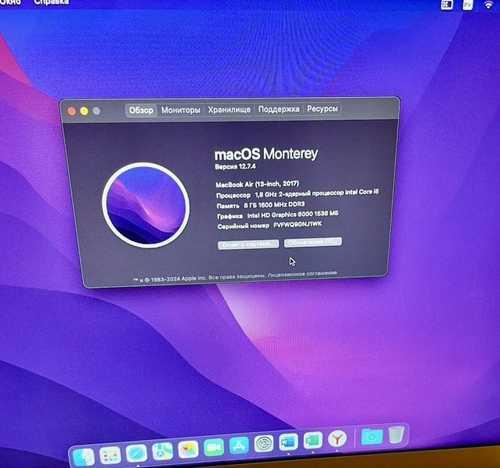 Macbook Air 13 2017 8/128 Magic Mouse