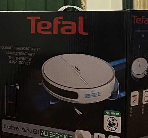 Робот пылесос моющий tefal