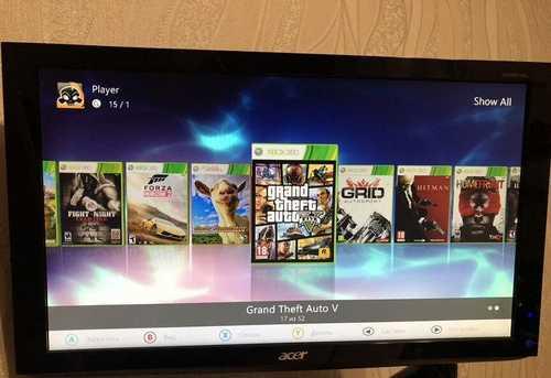 Xbox 360 прошитый 500Gb с играми