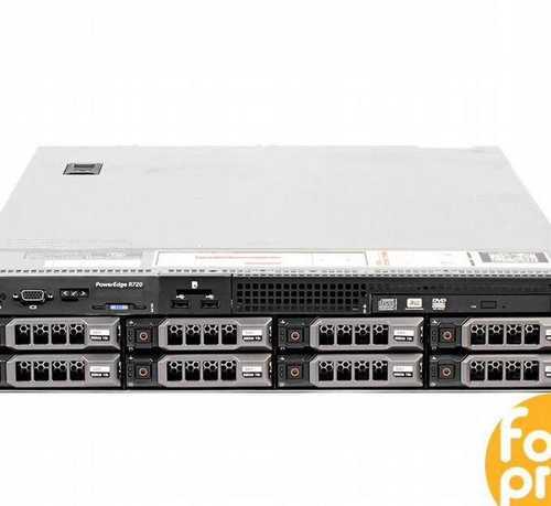 Сервер dell R720 8LFF 2xE5-2643 80GB, H710