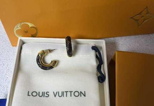 Серьги louis vuitton