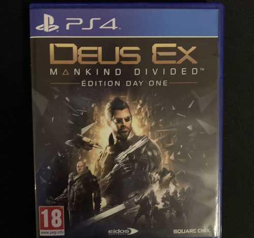 Deus ex mankind divided на ps4